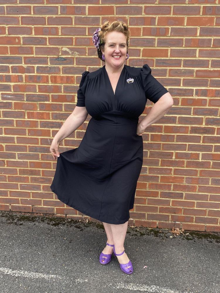 Mary Dress - Lovely black dress – Heyday Vintage Style